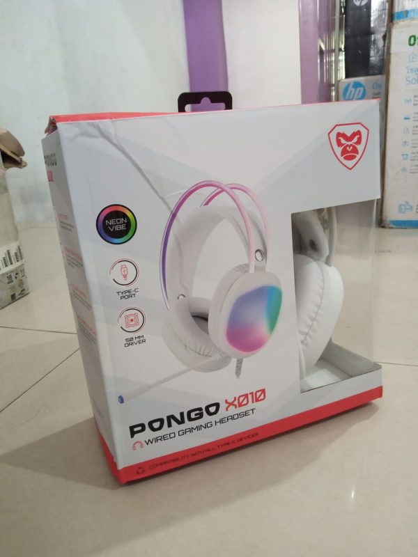 Pongo X010 Gaming Headset Stereo Type C dengan Mikrofon – Ajc Computer